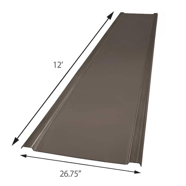Palram 2.24 ft. x 12 ft. EZ Glaze Corrugated Polycarbonate Roof Panel ...