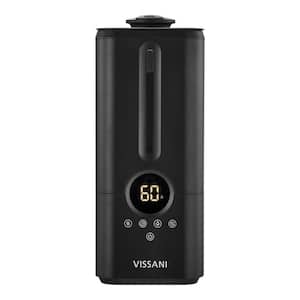 Vissani 1.5 Gal. Ultrasonic Humidifier 360 Degree Turning Dual Nozzle ...