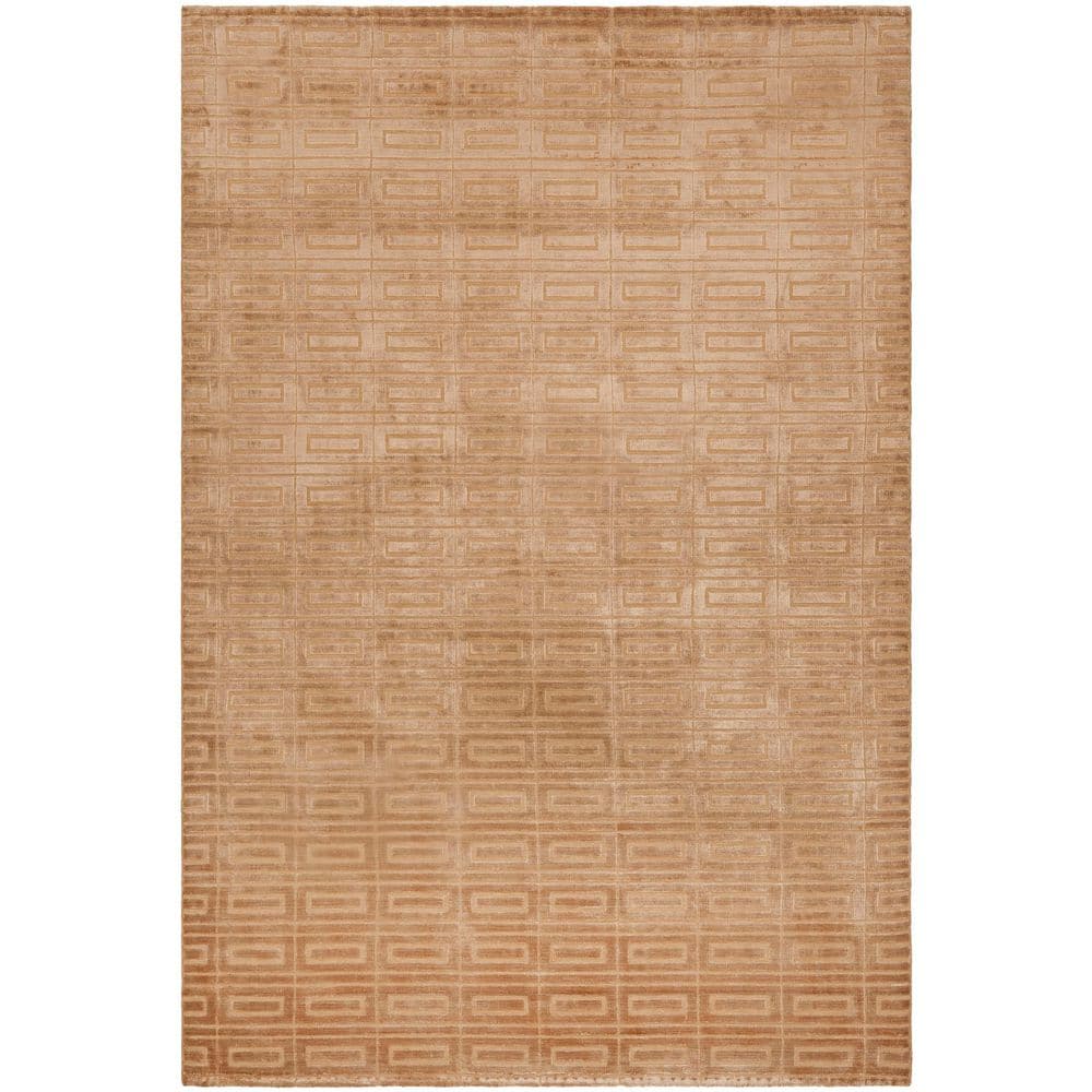 SAFAVIEH Mirage 6 ft. x 9 ft. Camel Column Striped Area Rug MIR523D-6 ...