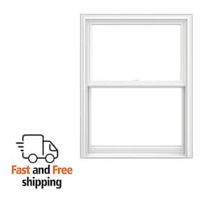 JELD-WEN V-2500 Series 31.75 in. x 53.5 in. Double Pane Double Hung ...