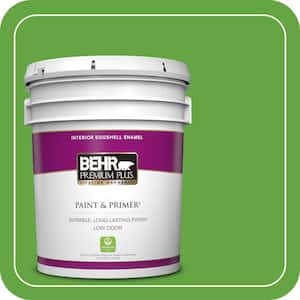 BEHR PREMIUM PLUS 8 oz. #430B-6 Caterpillar Semi-Gloss Interior ...
