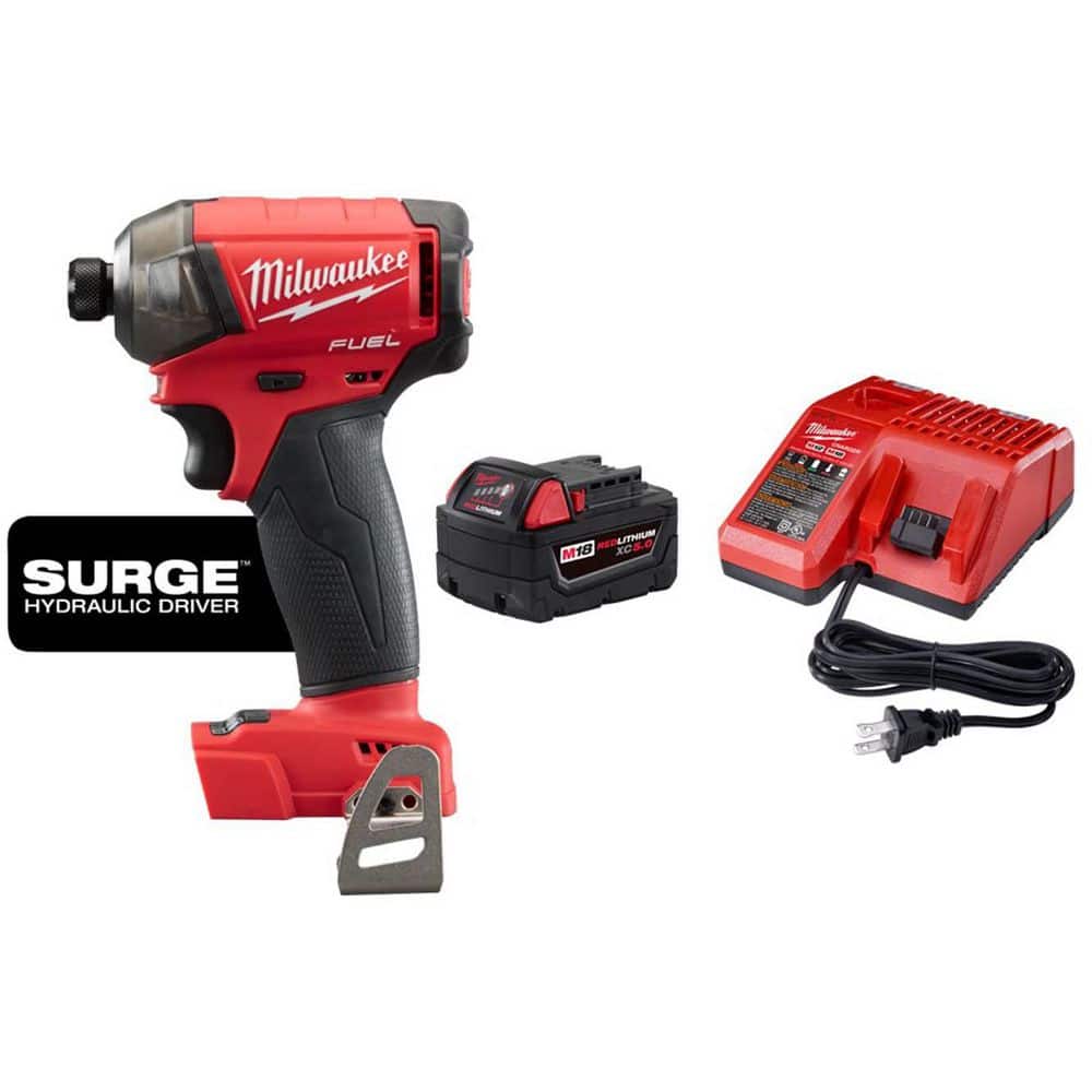 Milwaukee M18 FUEL SURGE 18V Lith-Ion Brushless Cordless 1/4 in. Hex ...