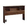 SAUDER River Ranch Grand Walnut Full/Queen Headboard with Storage ...