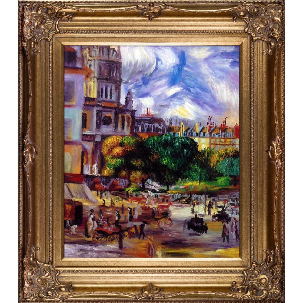 LA PASTICHE Church of Holy Trinity in Paris by Pierre-Auguste Renoir ...