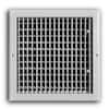 TruAire 12 in. x 12 in. Adjustable 1-Way Wall/Ceiling Register ...