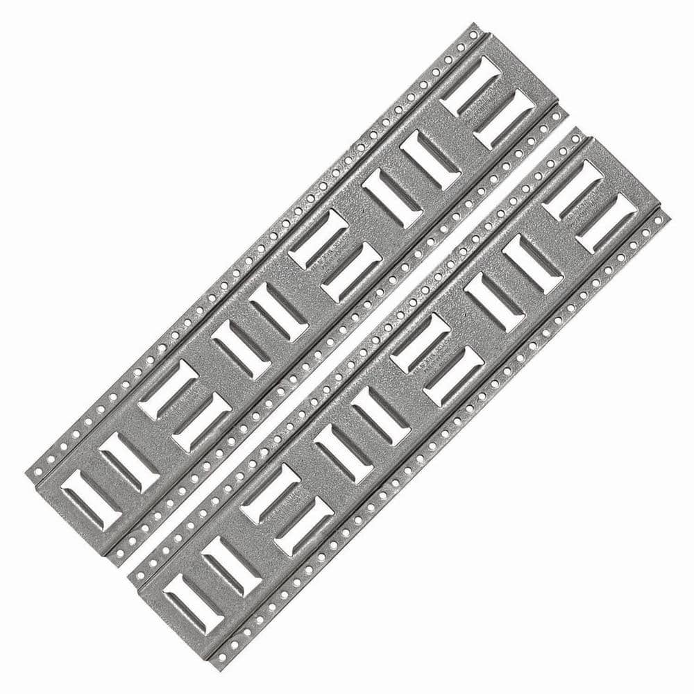 SNAP-LOC 24 in. Fast-Track E-Track USA Galvanized Steel Horizontal ...