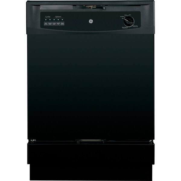 GE Front Control Dishwasher in Black GSD3300DBB - The Home Depot