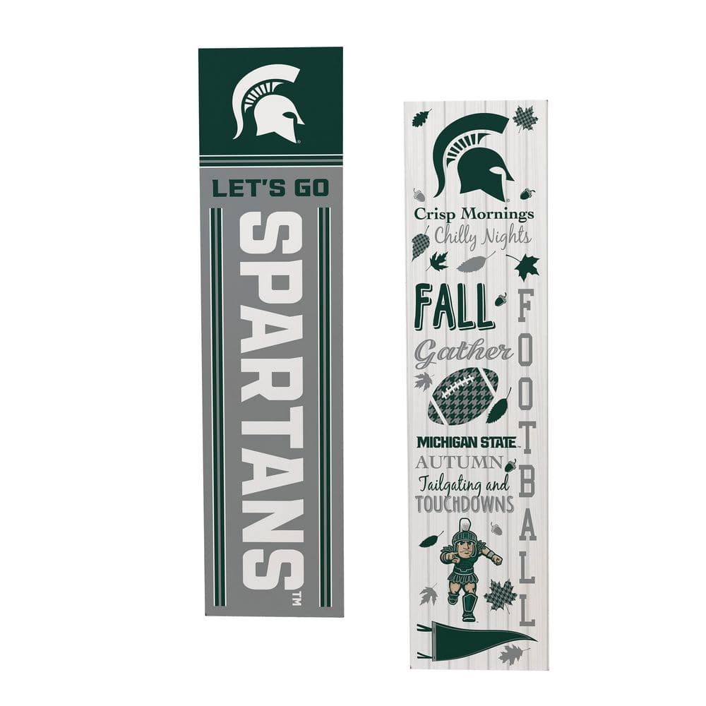 Evergreen 47 in. Double Sided Leaner Fall Seasonal Porch Sign, Michigan ...