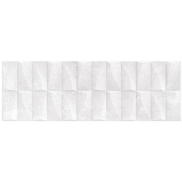 Apollo Tile Imprint 11.81 in. x 35.46 in. Matte White Ceramic Large ...