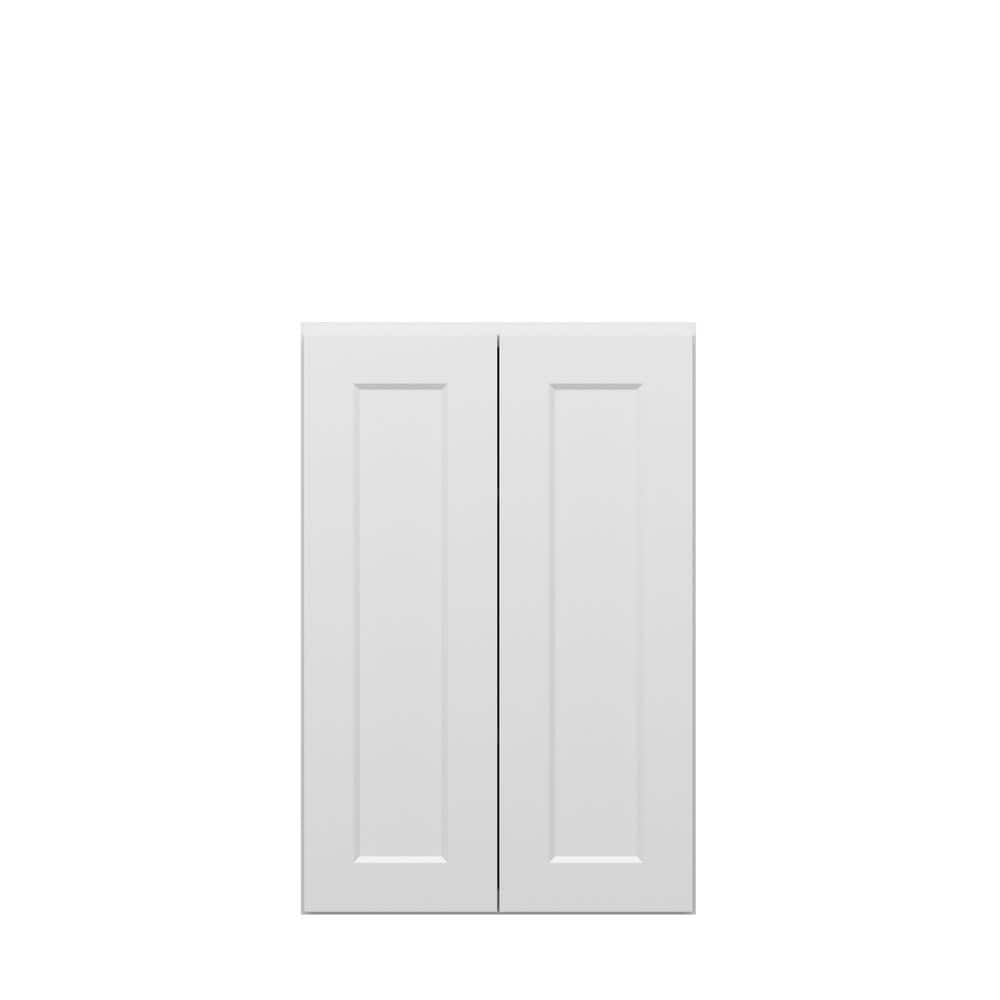 Kunal Kitchens Norfolk Shaker 24 in. W x 36 in. H x 12 in. D in Painted ...