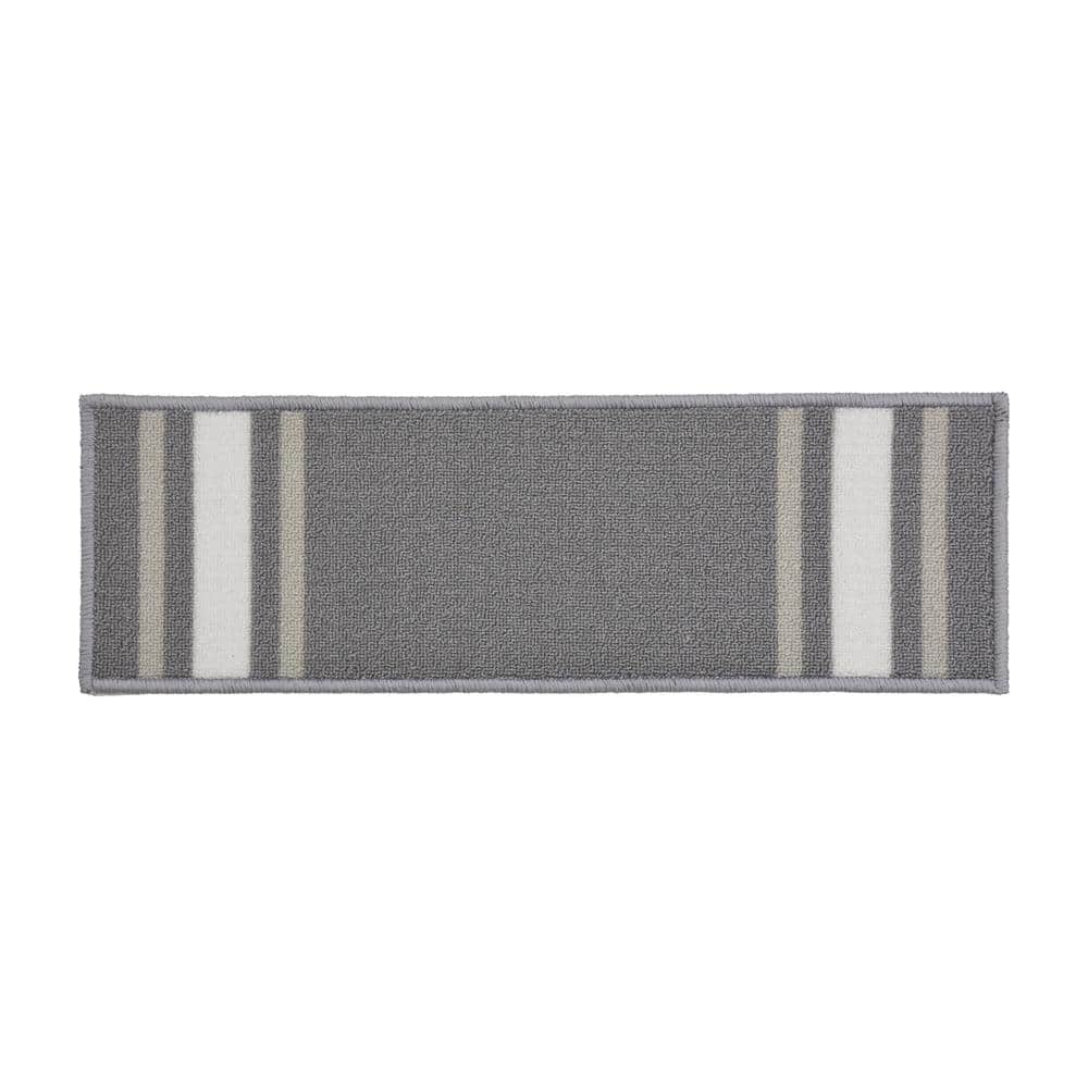 RugStylesOnline Solid Border Custom Size Gray 8 in. x 36 in. Indoor ...