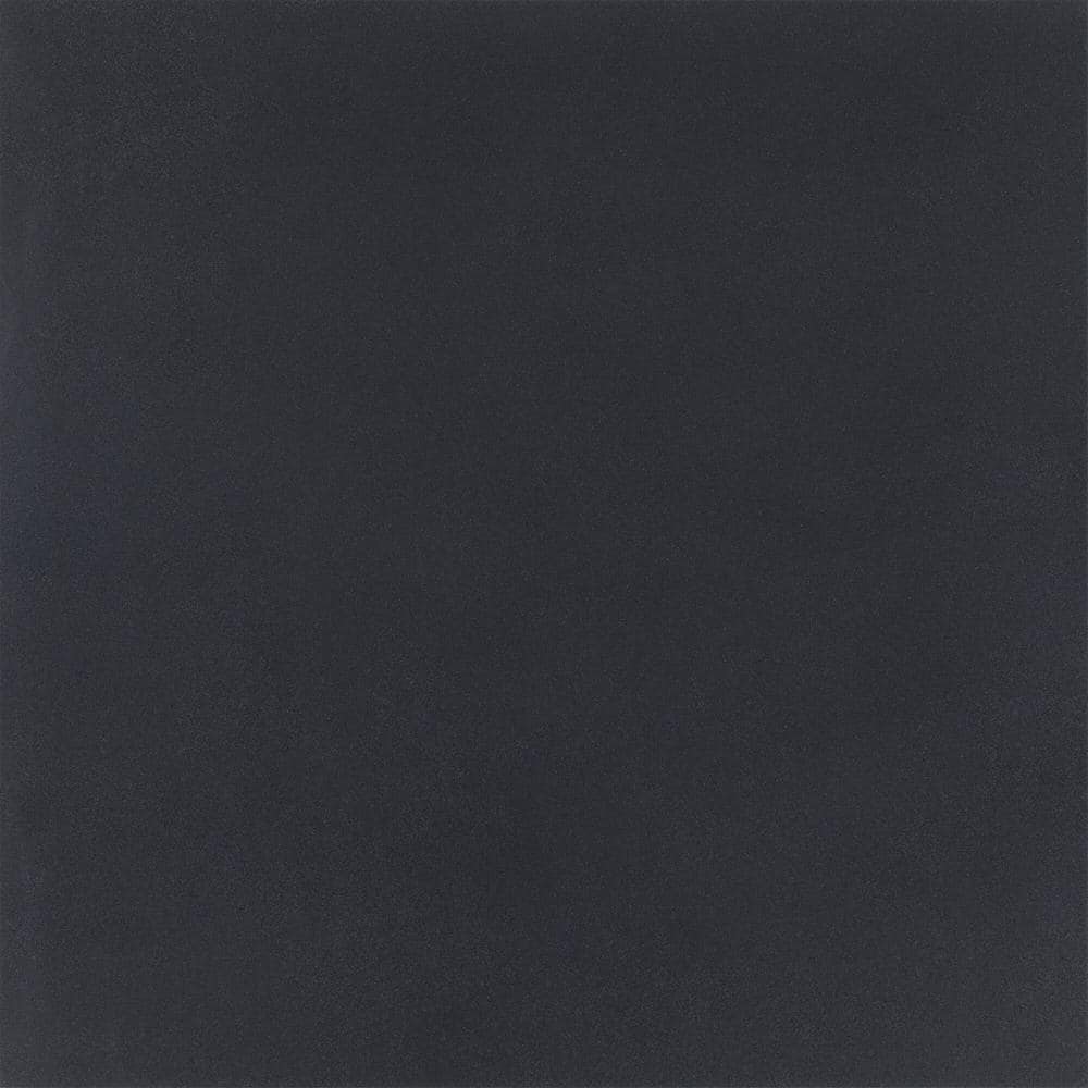 Daltile Cohesion Black 24 in. x 24 in. Color Body Porcelain Floor and ...