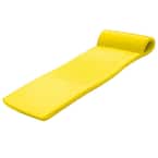 TRC Recreation Super Soft Yellow Sun Cliner Swimming Pool Float Water ...