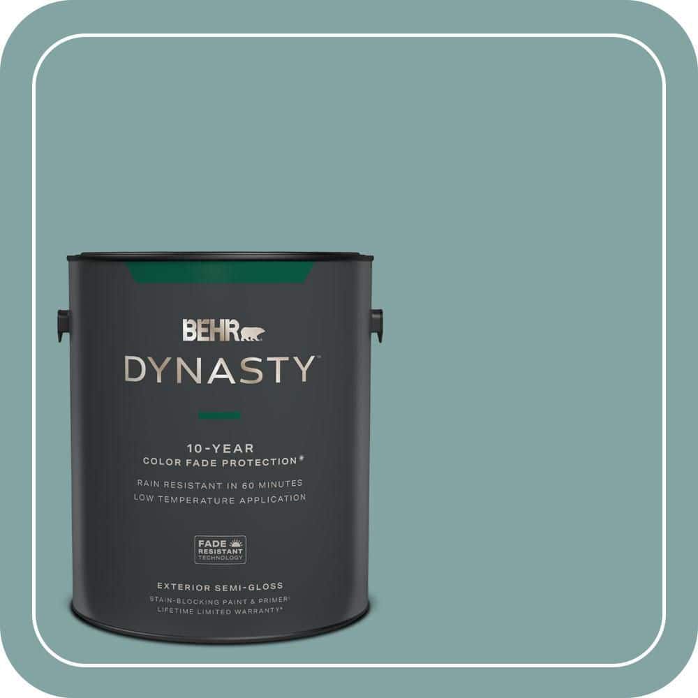BEHR DYNASTY 1 gal. #MQ6-07 Schooner Semi-Gloss Enamel Exterior Stain ...