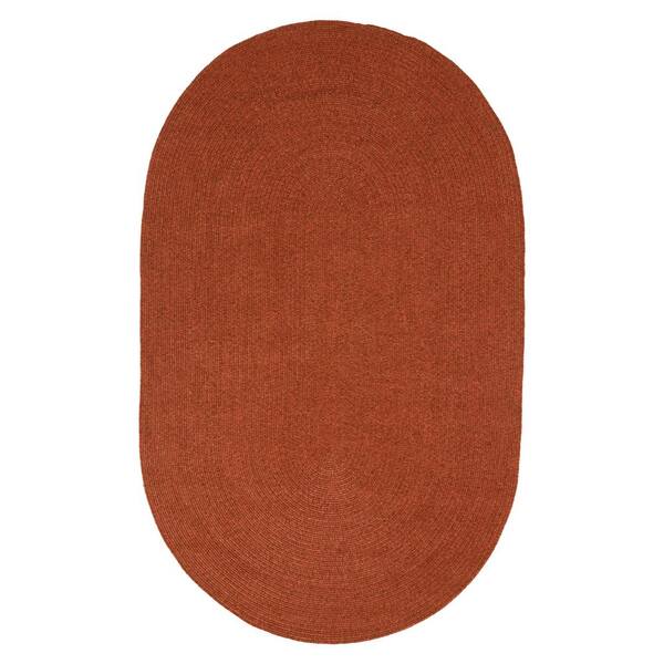 SUPERIOR Braided Brick 8' x 10' Reversible Indoor/Outdoor Area Rug ...