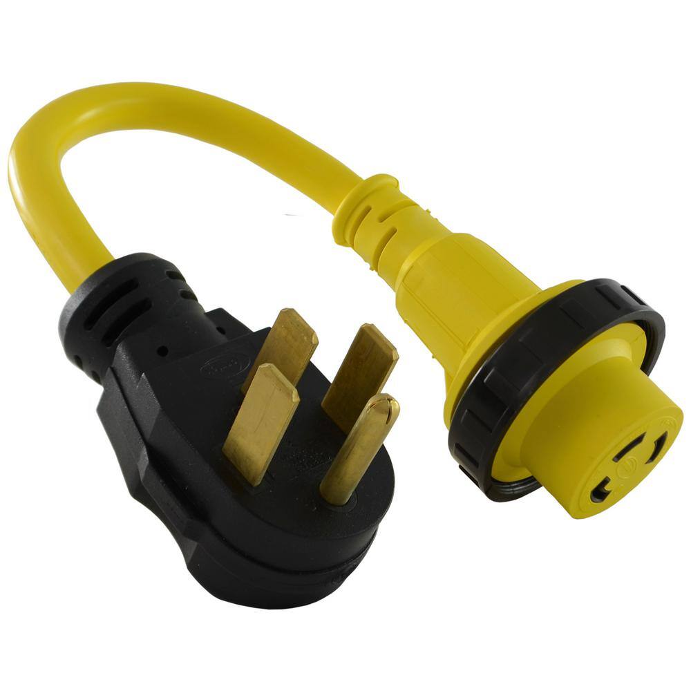 Conntek 14-50P to L5-30R 30 Amp 125-Volt RV/Generator Pigtail Adapter ...
