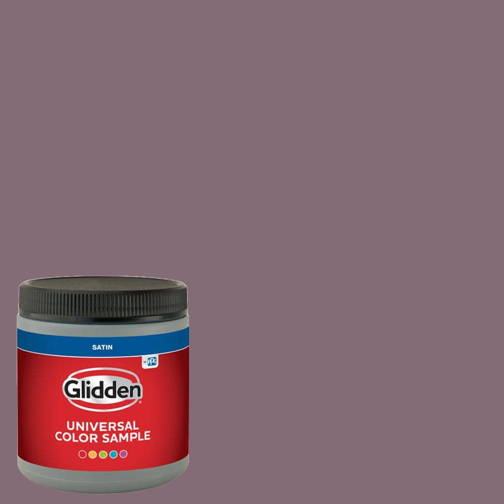 Glidden 8 oz. PPG1046-6 Velvet Slipper Satin Interior Paint Sample ...