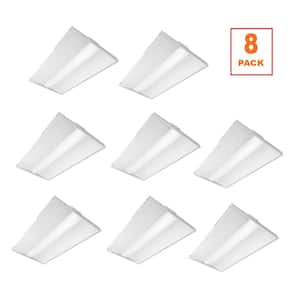 ETI LIGHTING 1 ft. x 4 ft. Boost Center Basket Integrated LED Troffer ...