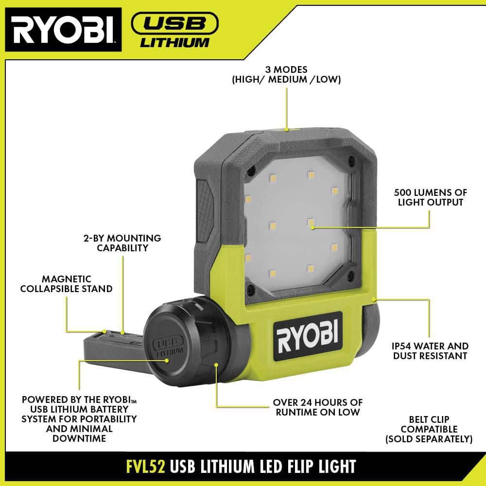 Mejores ofertas e historial de precios de RYOBI USB Lithium Cordless ...