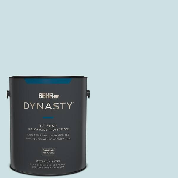 BEHR DYNASTY 1 gal. #S450-1 Beach Foam Satin Enamel Exterior Stain ...