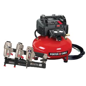 RIDGID 6 Gal. 150 PSI Electric Air Compressor with 25 ft. Hose, 18GA ...