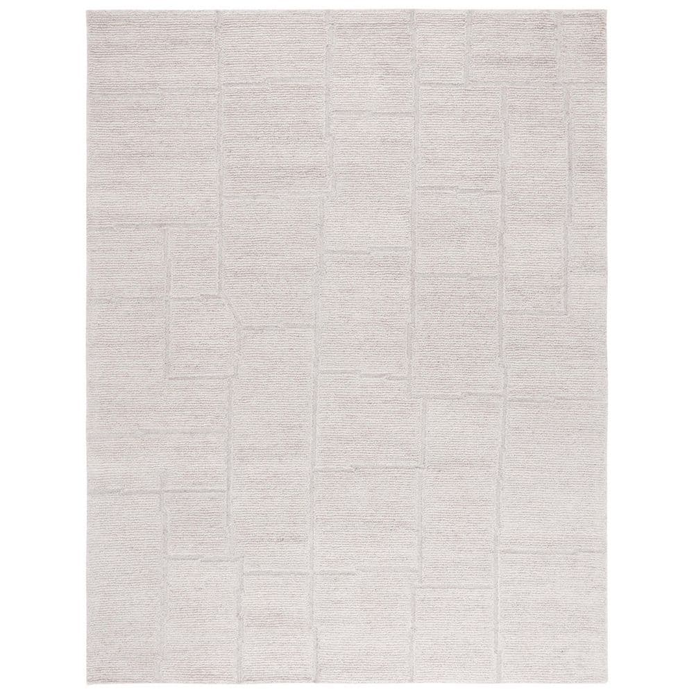 SAFAVIEH Renewal 8 ft. x 10 ft. Beige Solid Tabular Area Rug RNW201B-8 ...