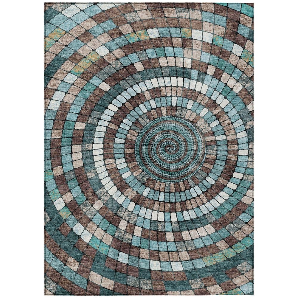 Addison Rugs Chantille Machine Washable Indoor/Outdoor Abstract ACN2216 ...