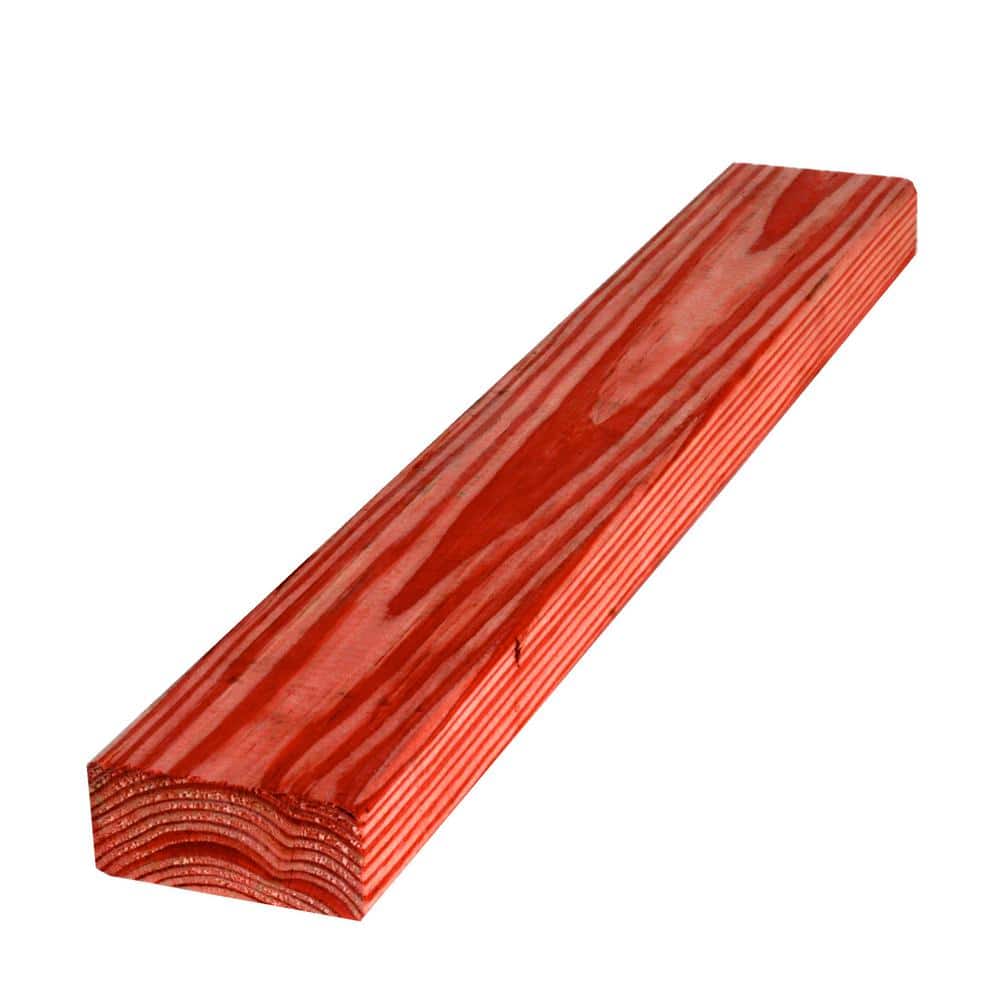 FLAMEFREEZ 2 in. x 4 in. x 8 ft. Fire Retardant Pressure Treated Lumber ...