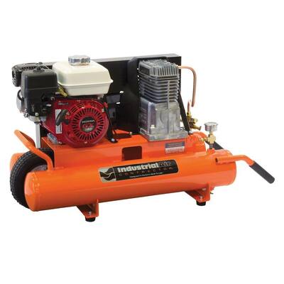 Industrial Air 9 Gal. Portable Wheelbarrow Air Compressor with 9 HP ...