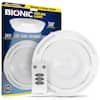 Bell + Howell Ceiling Light 7.13 in. White 34 Integrated LED 300-Lumens ...