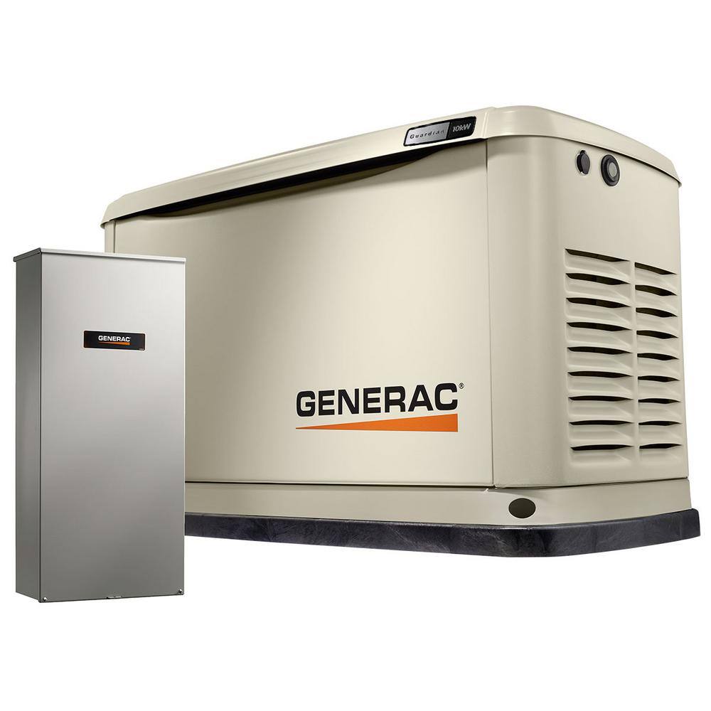 Generac Guardian 10 000 Watt Air Cooled Whole House Generator With Wi 