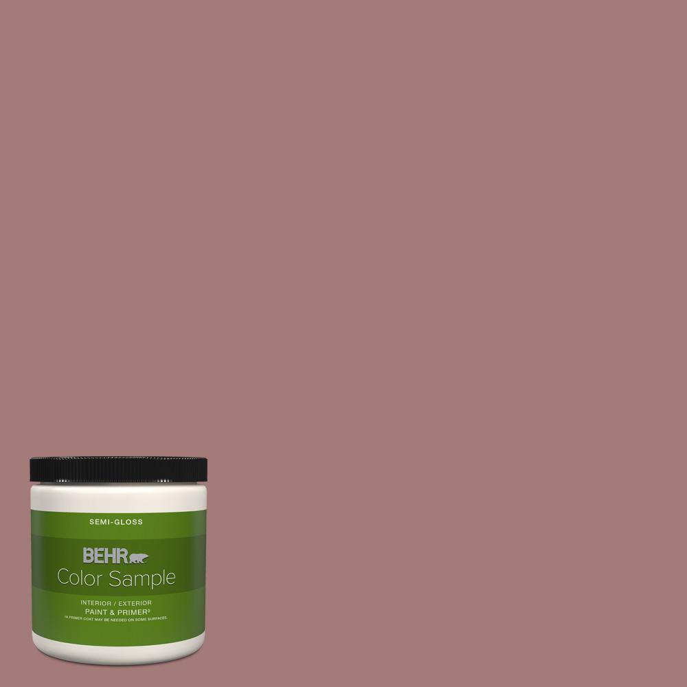 BEHR PREMIUM PLUS 8 oz. #ICC-108 Brandied Apple Semi-Gloss Interior ...