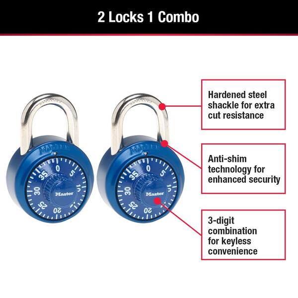 Combination Lock For Locker 50 Pieces Master Lock Combination Padlocks ...