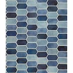 MSI Take Home Tile Sample - Pixie Cloud 6 in. x 6 in. x 6 mm Hand Crafted Glass Mosaic Wall Tile ...