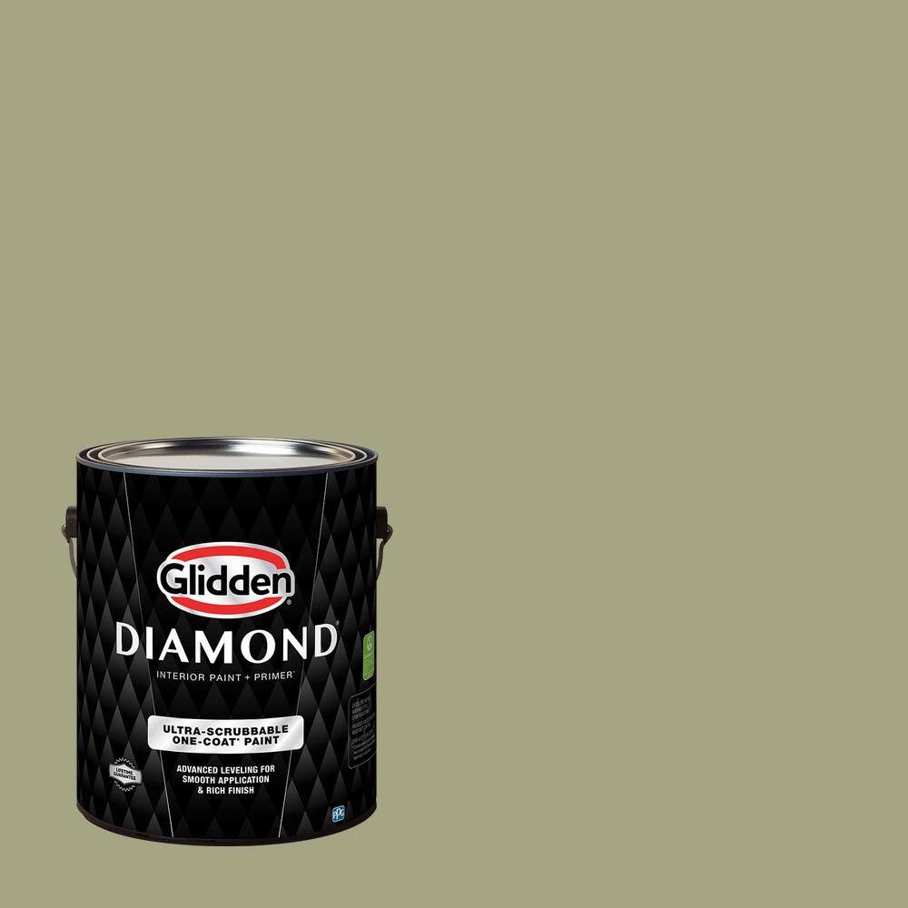 Glidden Diamond 1 gal. PPG1123-5 Envy Ultra-Flat Interior Paint with ...