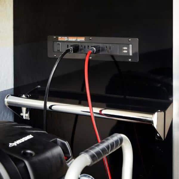 Husky 28 in. W x 25 in. D Professional Duty Side Tool Chest Locker with ...