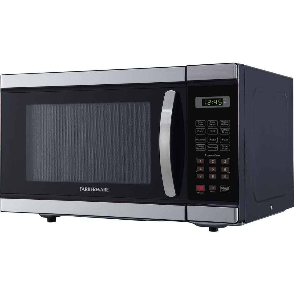1.1 Cu. Ft. 1000-Watt Stainless Steel Microwave Oven Best Deals and ...