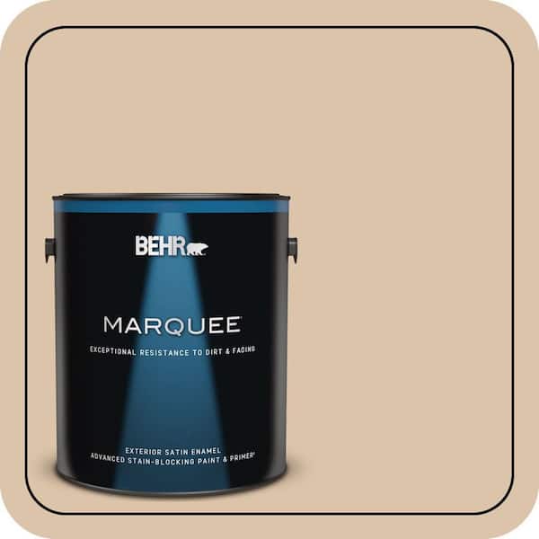 BEHR MARQUEE 1 gal. #PPU4-08 Plateau Satin Enamel Exterior Paint ...