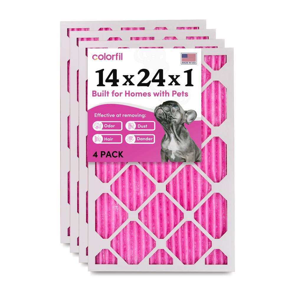 COLORFIL 14 in. x 24 in. x 1 in. Odor Removal and Color Changing ...