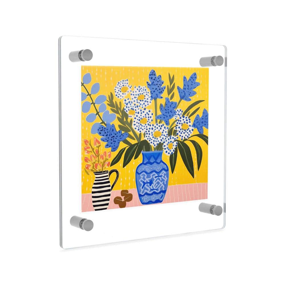 Fab Glass and Mirror 10 in. x 10 in. Square Double Acrylic Picture ...