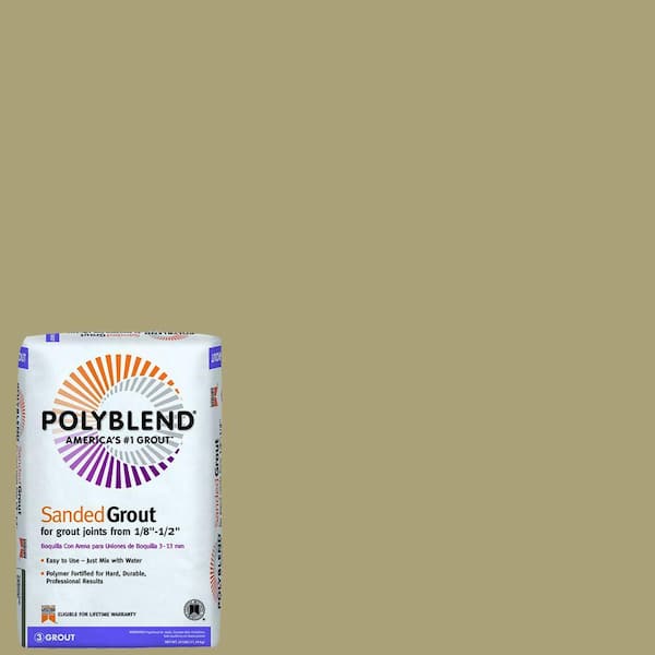 Custom Building Products Polyblend #186 Khaki 25 lb. Sanded Grout ...