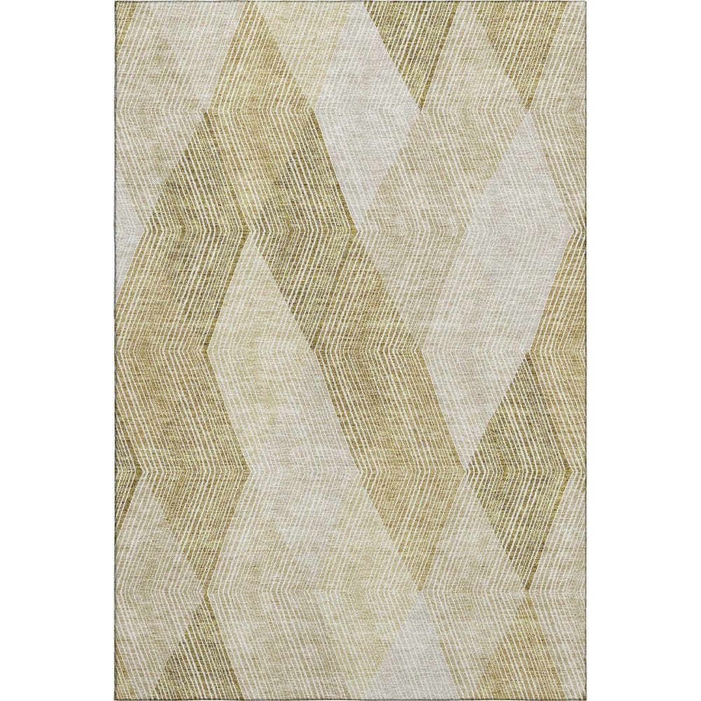 Addison Rugs Mayfield Premium Machine Washable Abstract AMF962 Ivory 9 ...