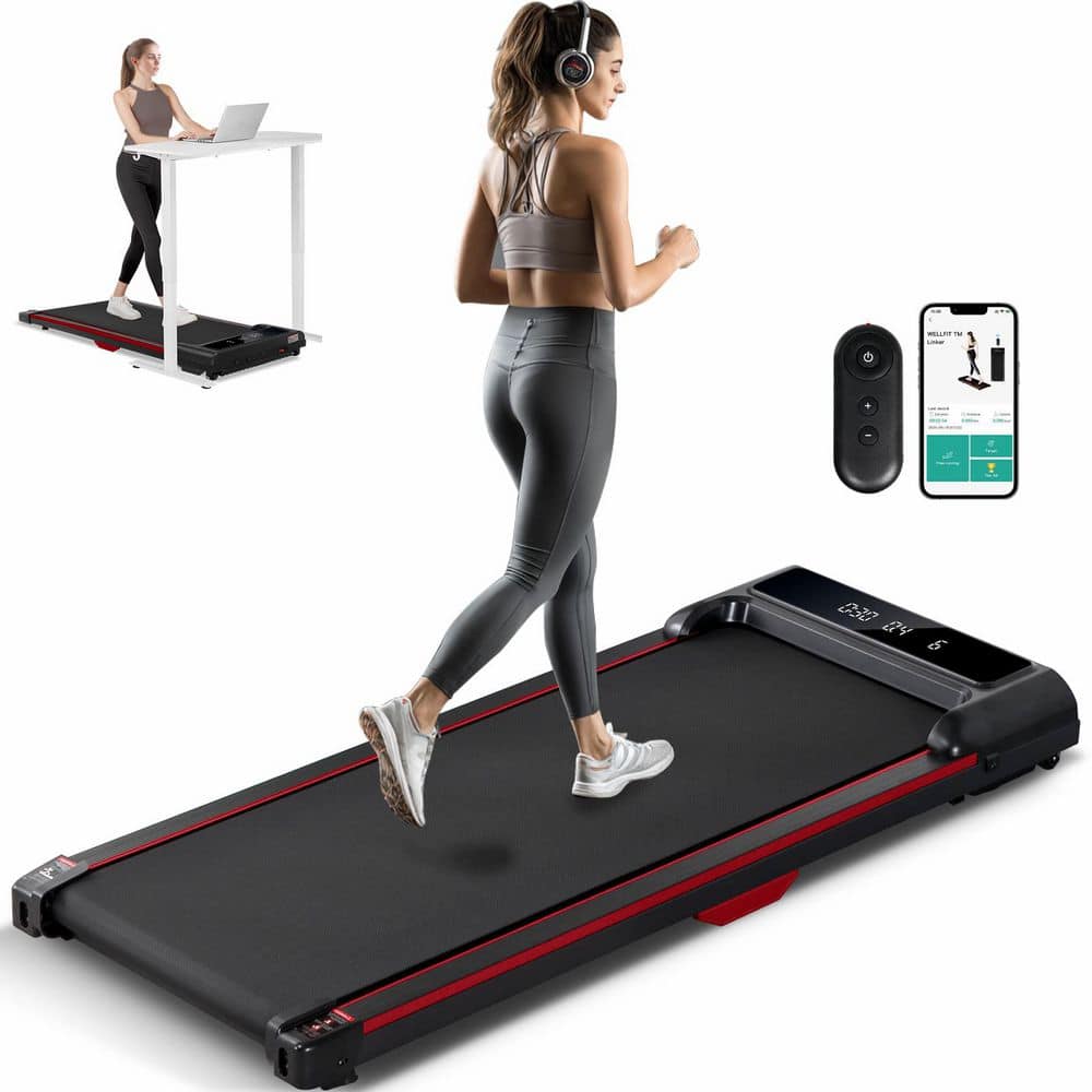 ComHoma Walking Pad Treadmill with Remote Control LED Display Portable ...