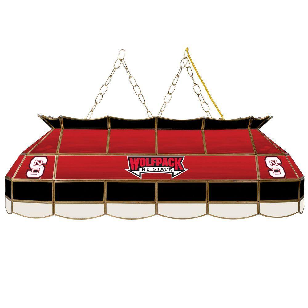 Trademark North Carolina State 3-Light Stained Glass Tiffany Lamp ...