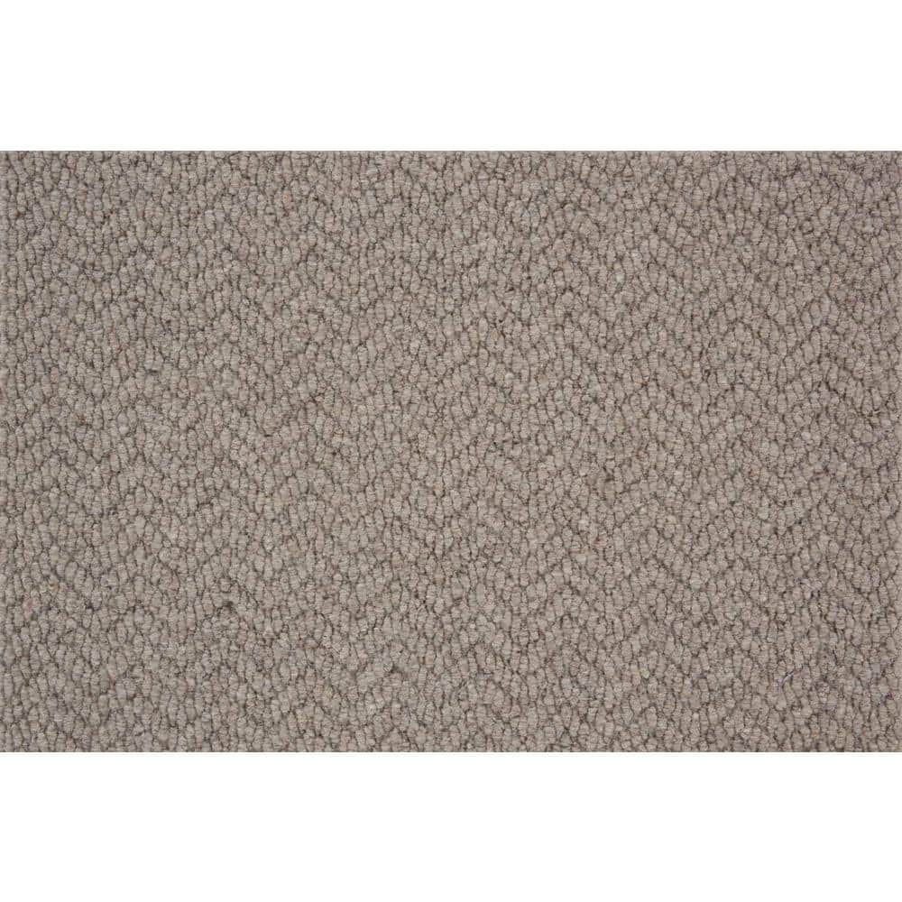 Natural Harmony Crescendo Cobblestone Beige 13.2 ft. 42 oz. Wool ...