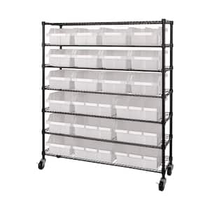 KING'S RACK 4-Tires 12 Bins Steel Botless Bin System Garage Storage ...
