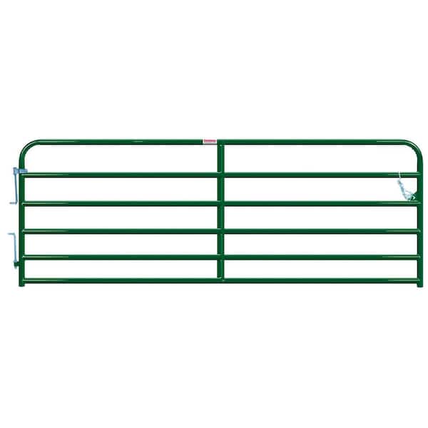 Big Valley 12 ft. x 4 ft. 2 in. Green Super Duty Gate 40120122 - The ...