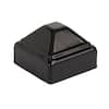 FORTRESS Versai Black Polymer Pressed Dome Fence Post Cap for 2x2 in ...