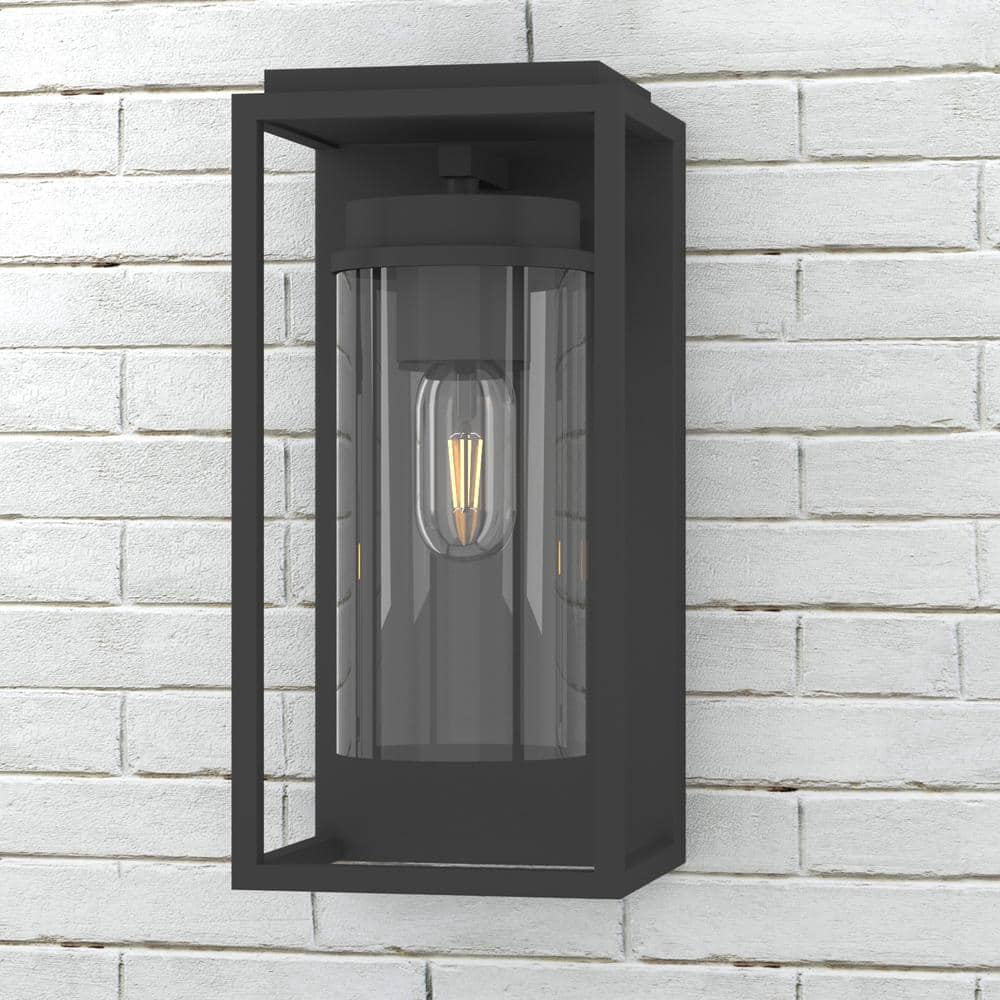 Maxax Montpelier 12.3 in. H Sand Black Dusk to Dawn Outdoor Hardwired ...