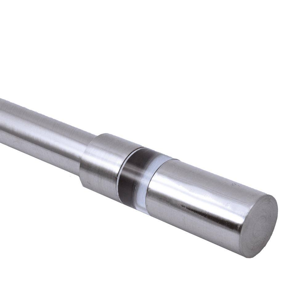 Versailles Home Fashions Crystale 30in - 72in Steel Barrel Rod in ...